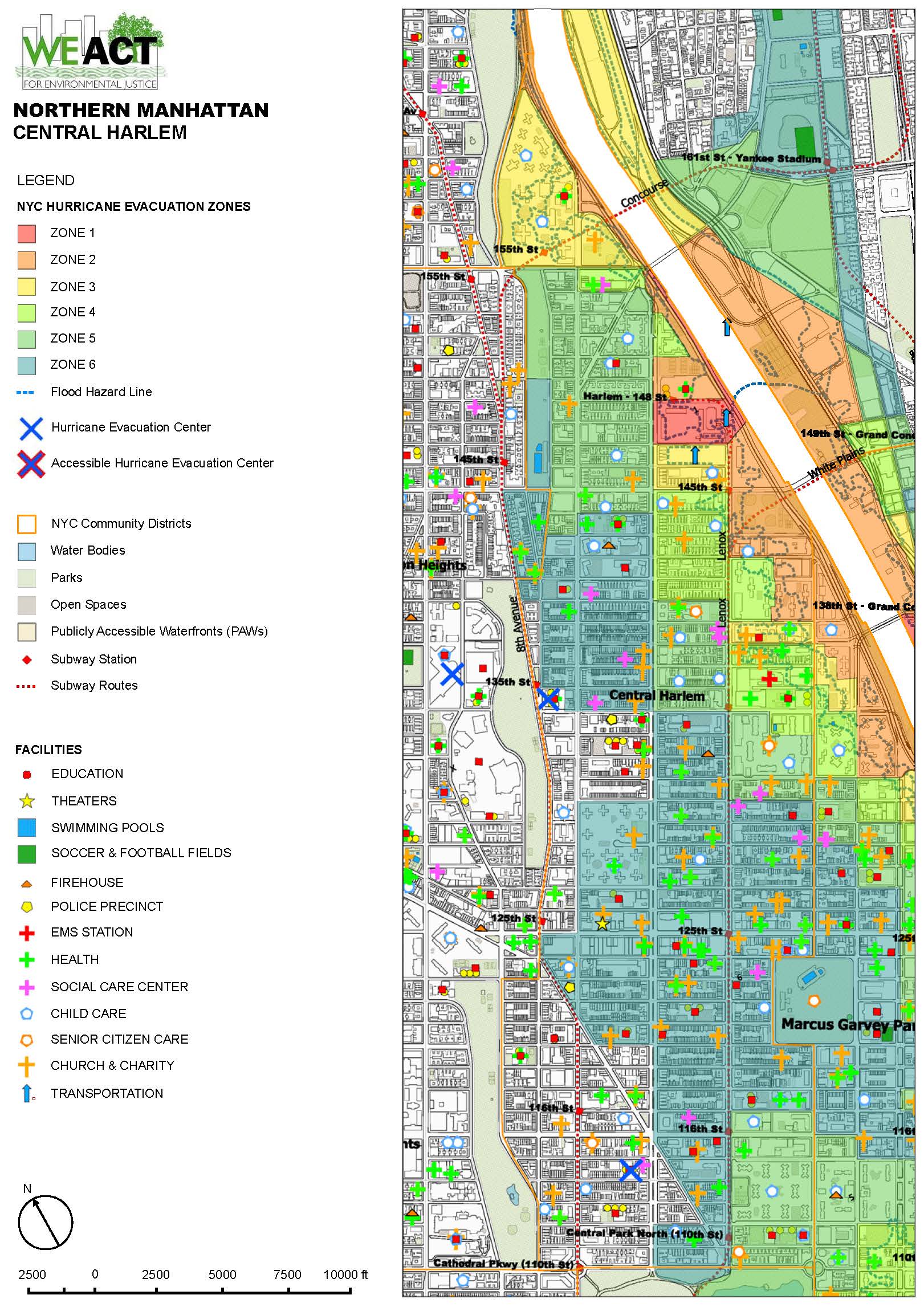 Northern Manhattan Climate Action Plan – Climate Map of Central Harlem ...