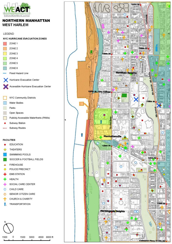 Northern Manhattan Climate Action Plan – Climate Map of West Harlem - WE ACT for Environmental ...