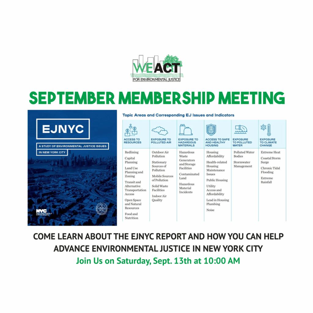 Events - WE ACT for Environmental Justice