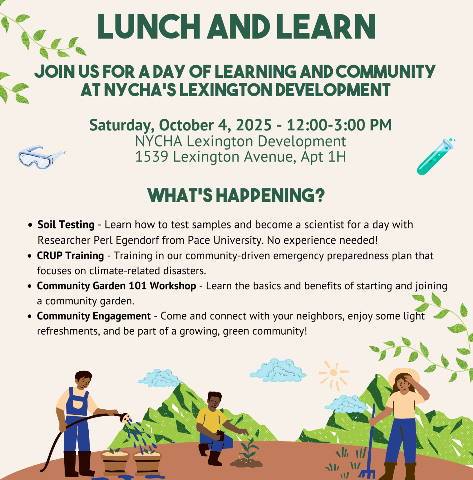 Lunch & Learn Community Event at NYCHA Lexington Avenue Development ...